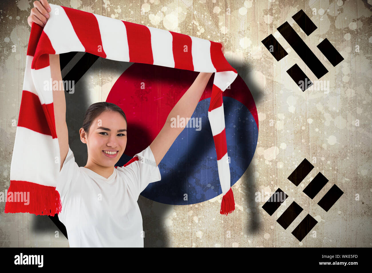 South korea woman supporter hi-res stock photography and images - Alamy