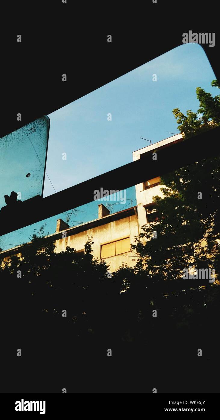 View from bus window hi-res stock photography and images - Alamy