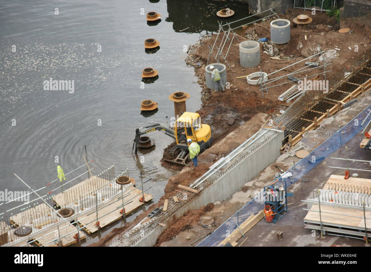 Construction Structural Work Foundations Stock Photos & Construction ...