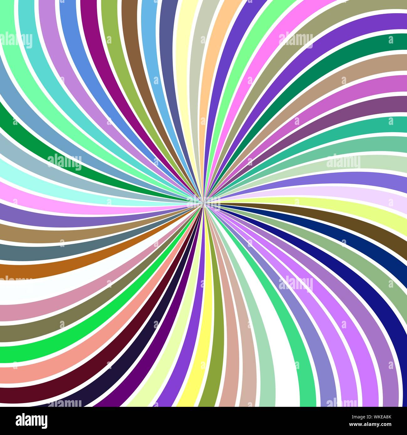 Colorful hypnotic abstract spiral burst stripe background - vector illustration Stock Vector ...