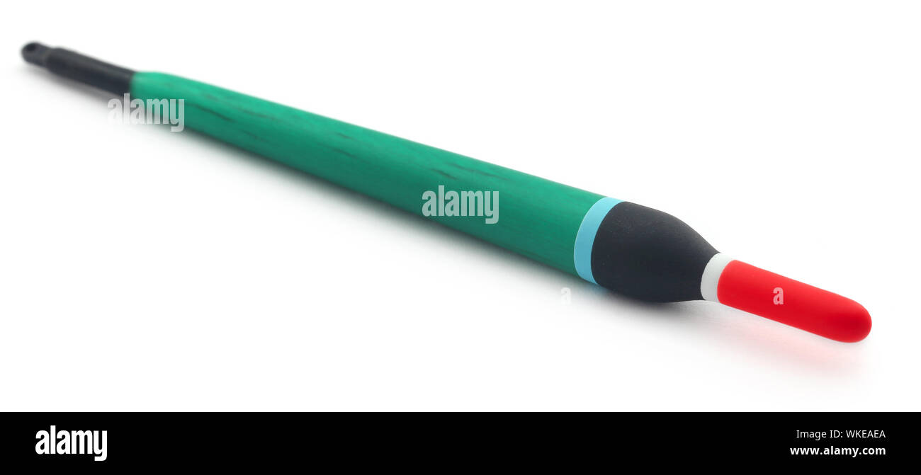 Fishing float over white background Stock Photo - Alamy