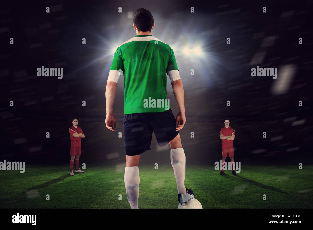 Football And Facing The Ball High Resolution Stock Photography and ...