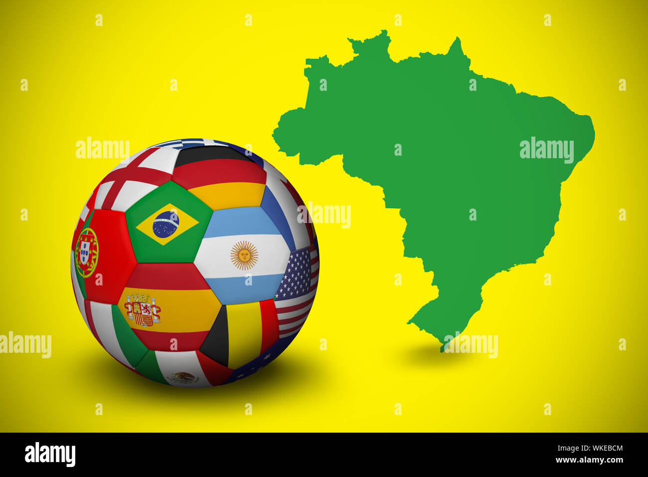 Global football map hi-res stock photography and images - Alamy