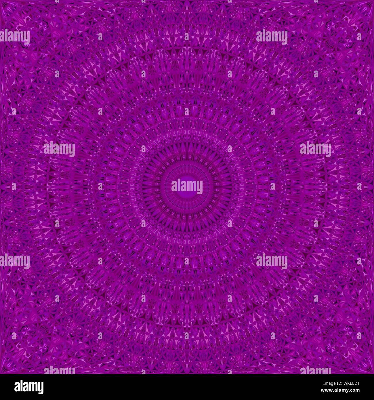 Purple abstract repeating curved triangle mosaic kaleidoscope mandala ...