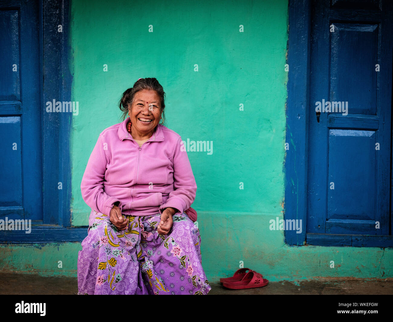 Nepal fine art portraits Stock Photo - Alamy