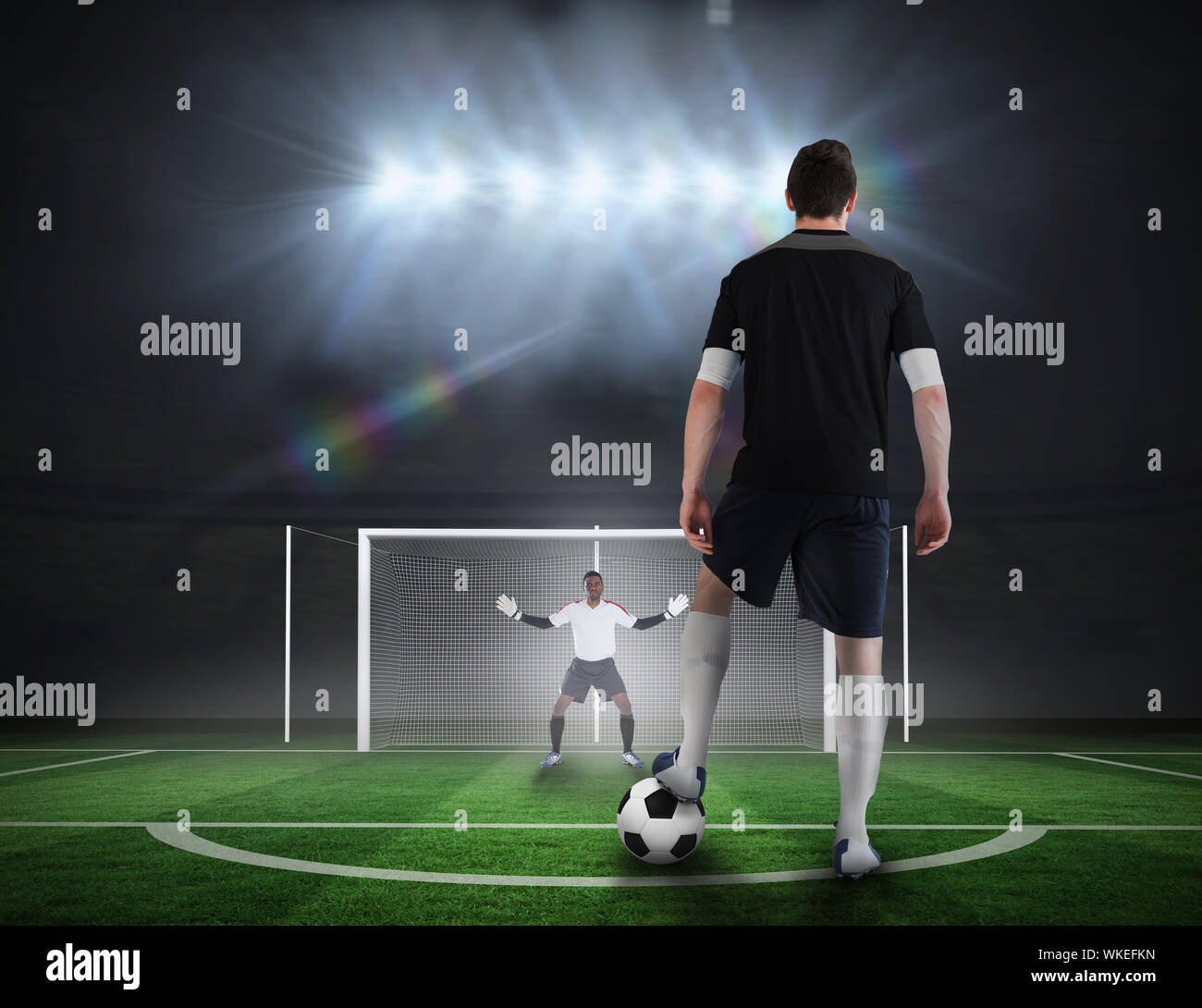Football stance hi-res stock photography and images - Alamy