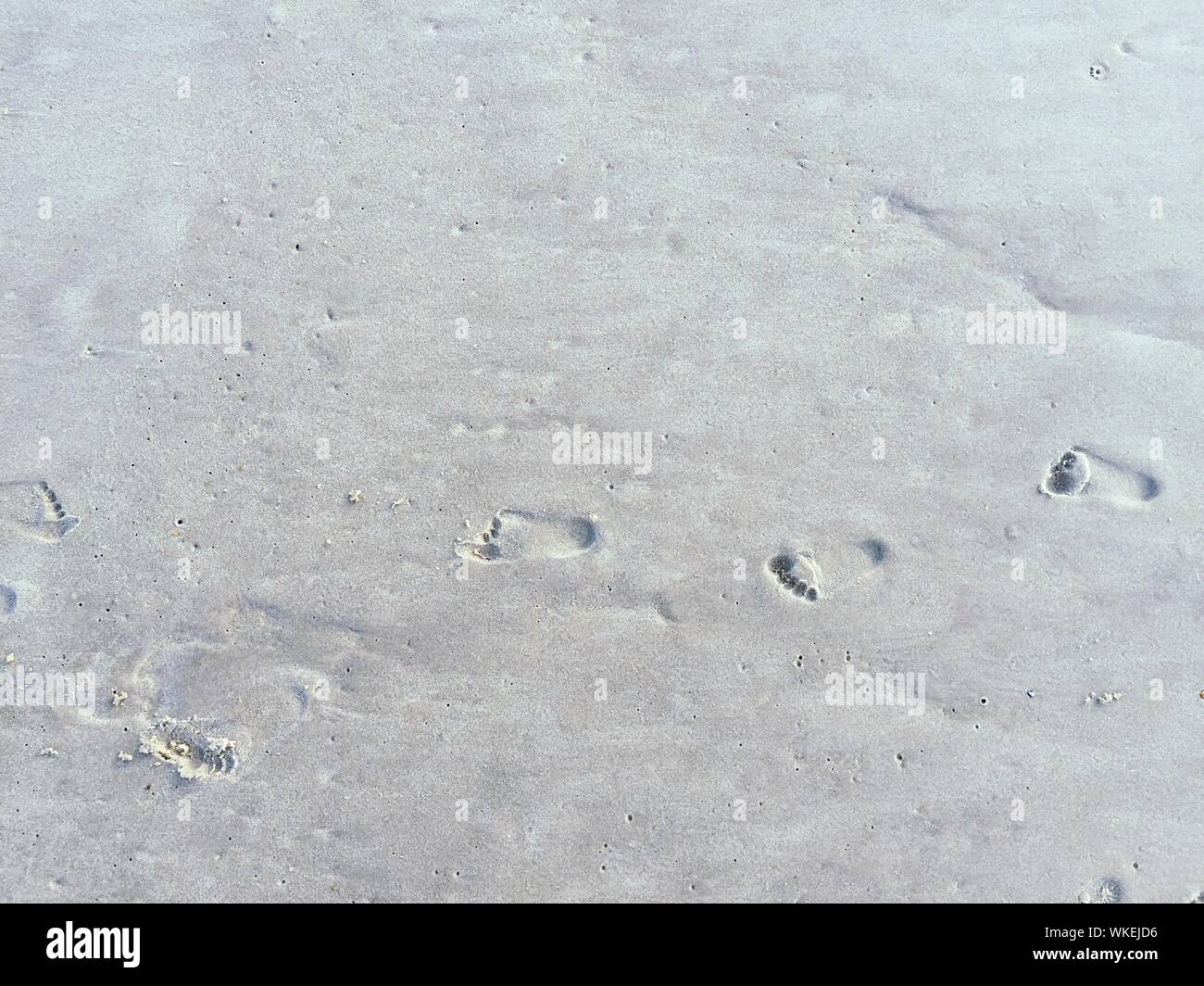 Child footprints hi-res stock photography and images - Alamy