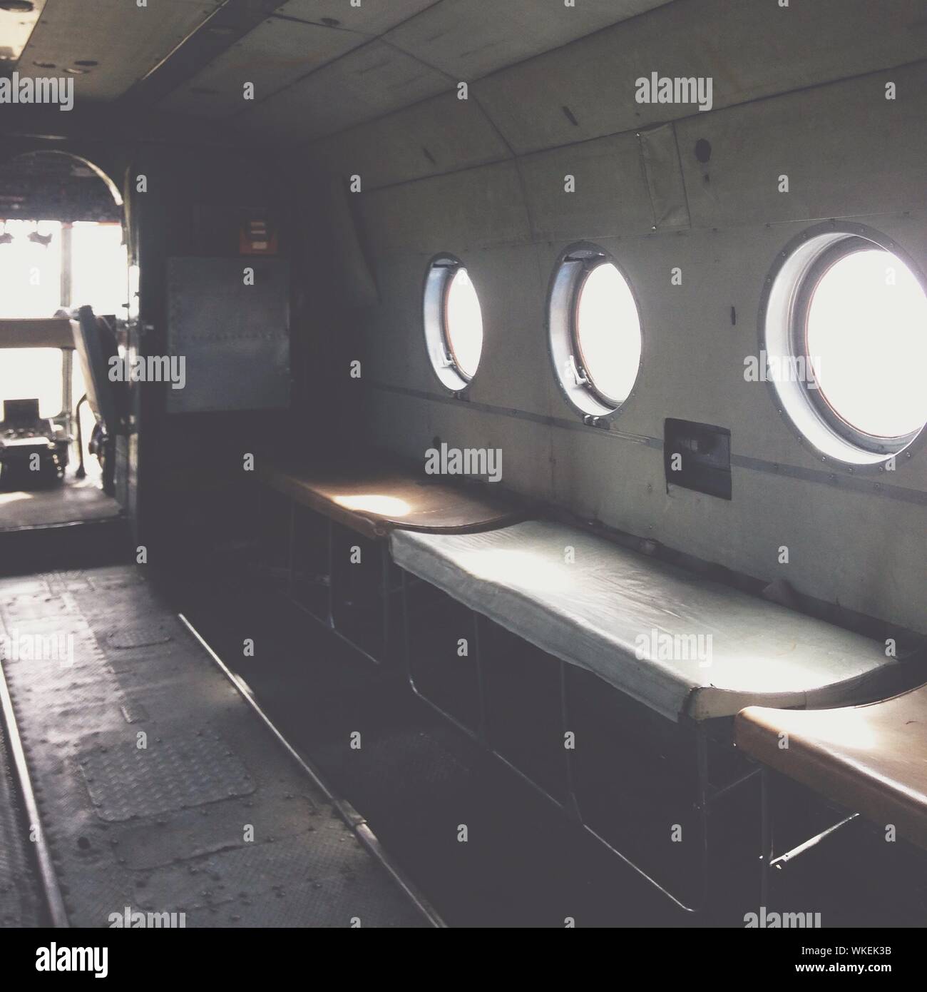 Helicopter interior hi-res stock photography and images - Alamy