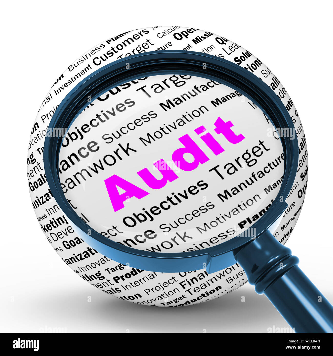 Audit Magnifier Definition Meaning Financial Inspection Verification Or ...