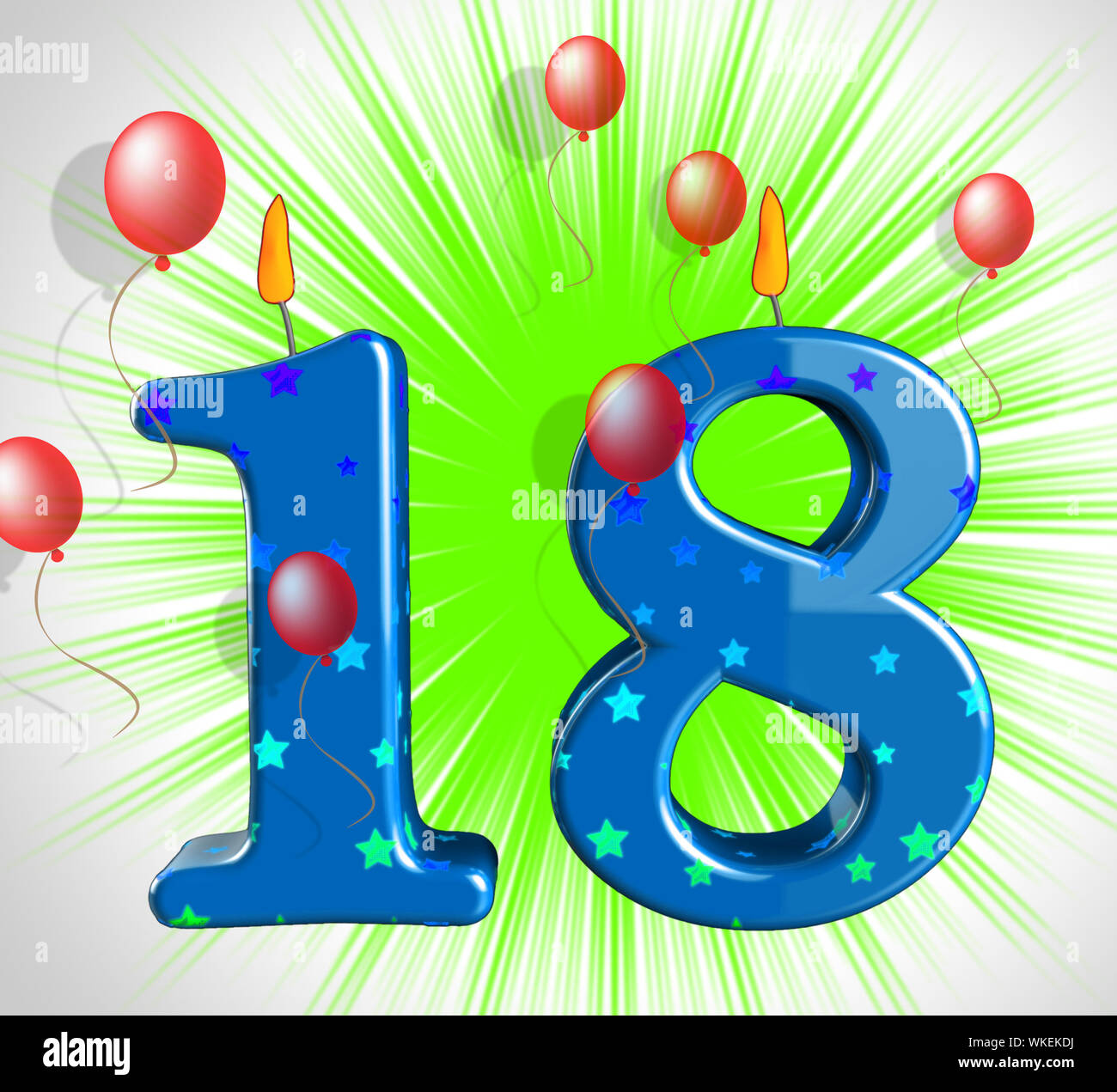 18th Birthday Party Clipart