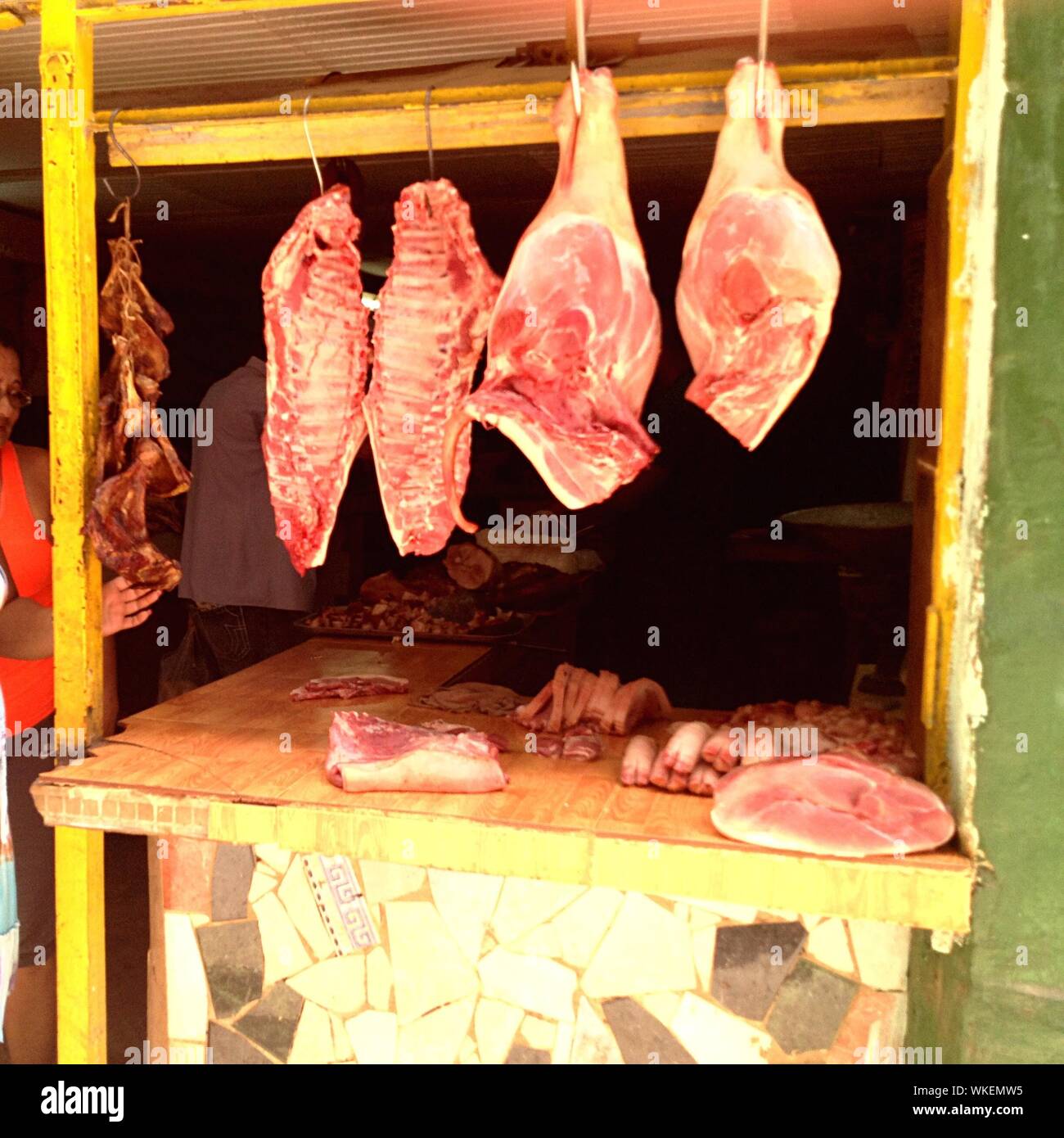 Pork butcher meat hi-res stock photography and images - Alamy