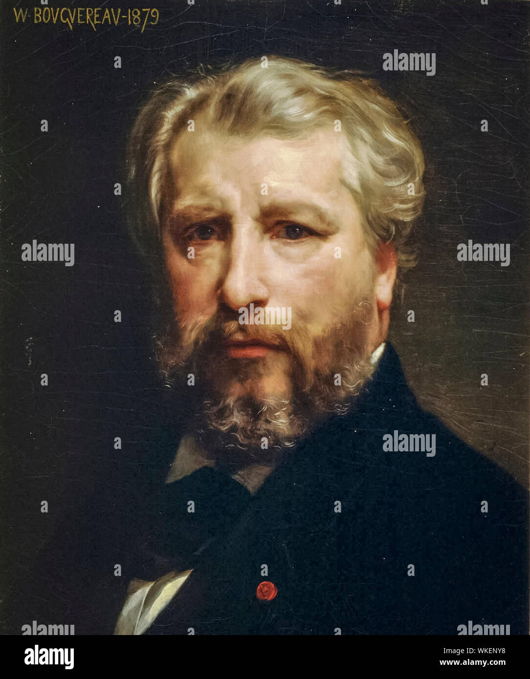 William-Adolphe Bouguereau, (1825-1905), Self Portrait, painting, 1879 ...