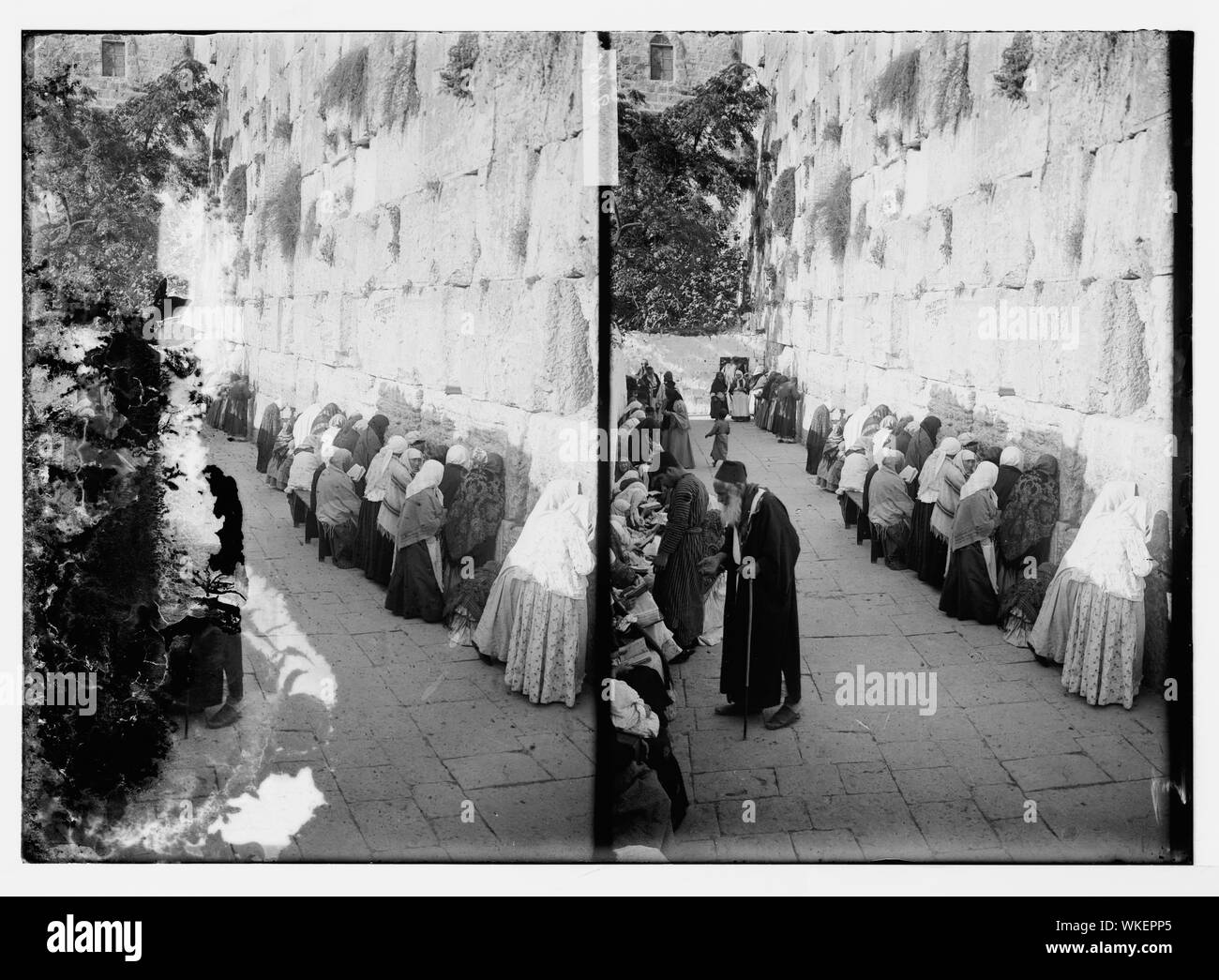 Jews at Wailing Wall Stock Photo - Alamy