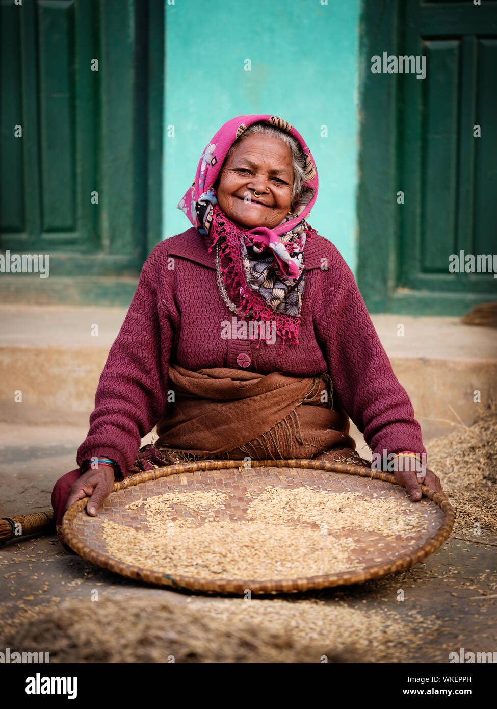 Nepal fine art portraits Stock Photo - Alamy