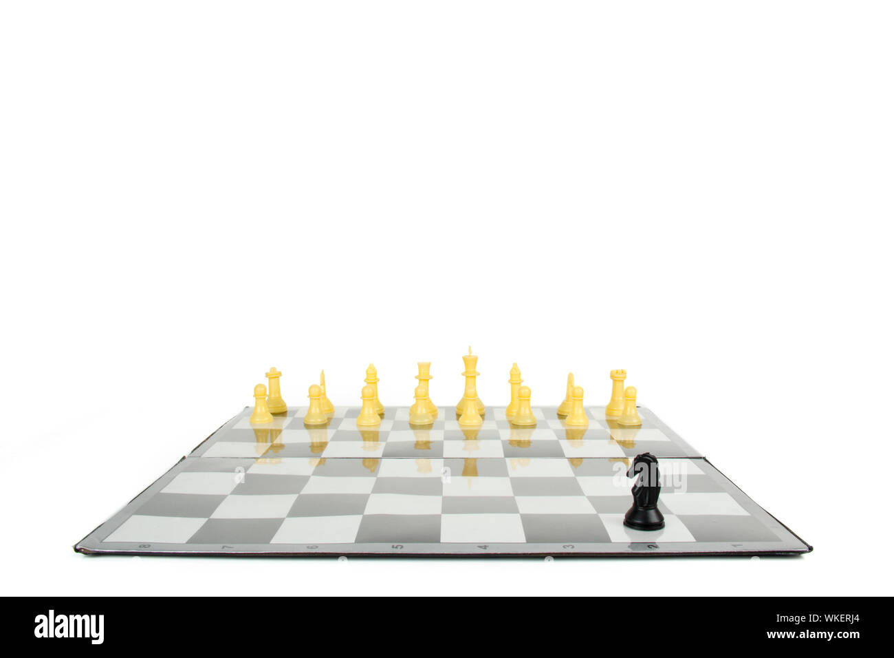 Black checker pieces Cut Out Stock Images & Pictures - Alamy