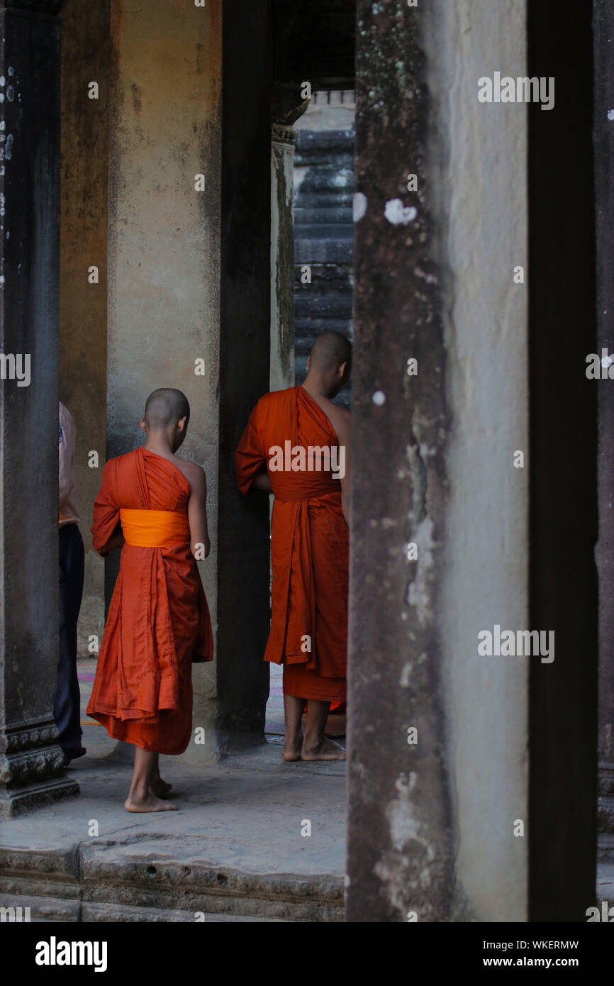 Old Monks By Temple High Resolution Stock Photography and Images - Alamy