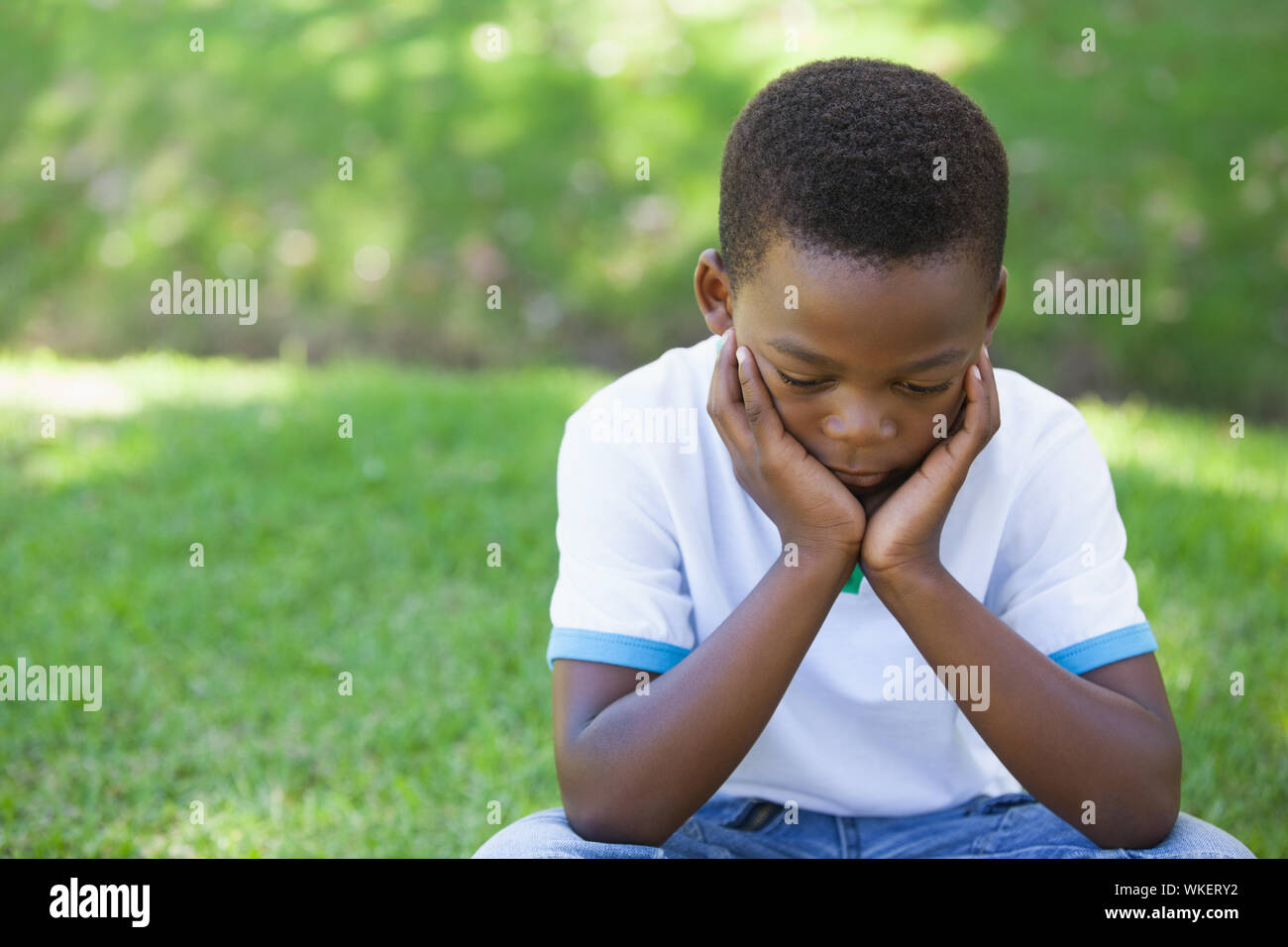 Boy pouting hi-res stock photography and images - Alamy