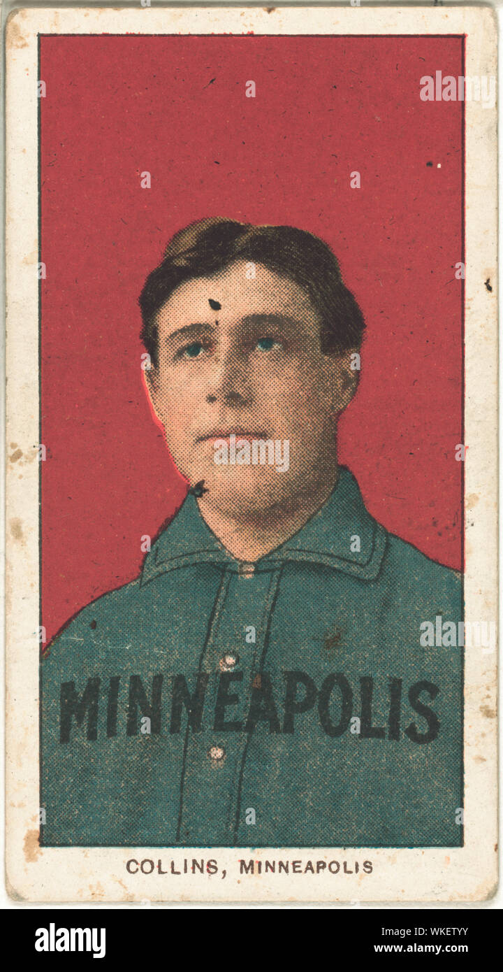Jim Collins, Minneapolis Team, baseball card portrait Stock Photo - Alamy