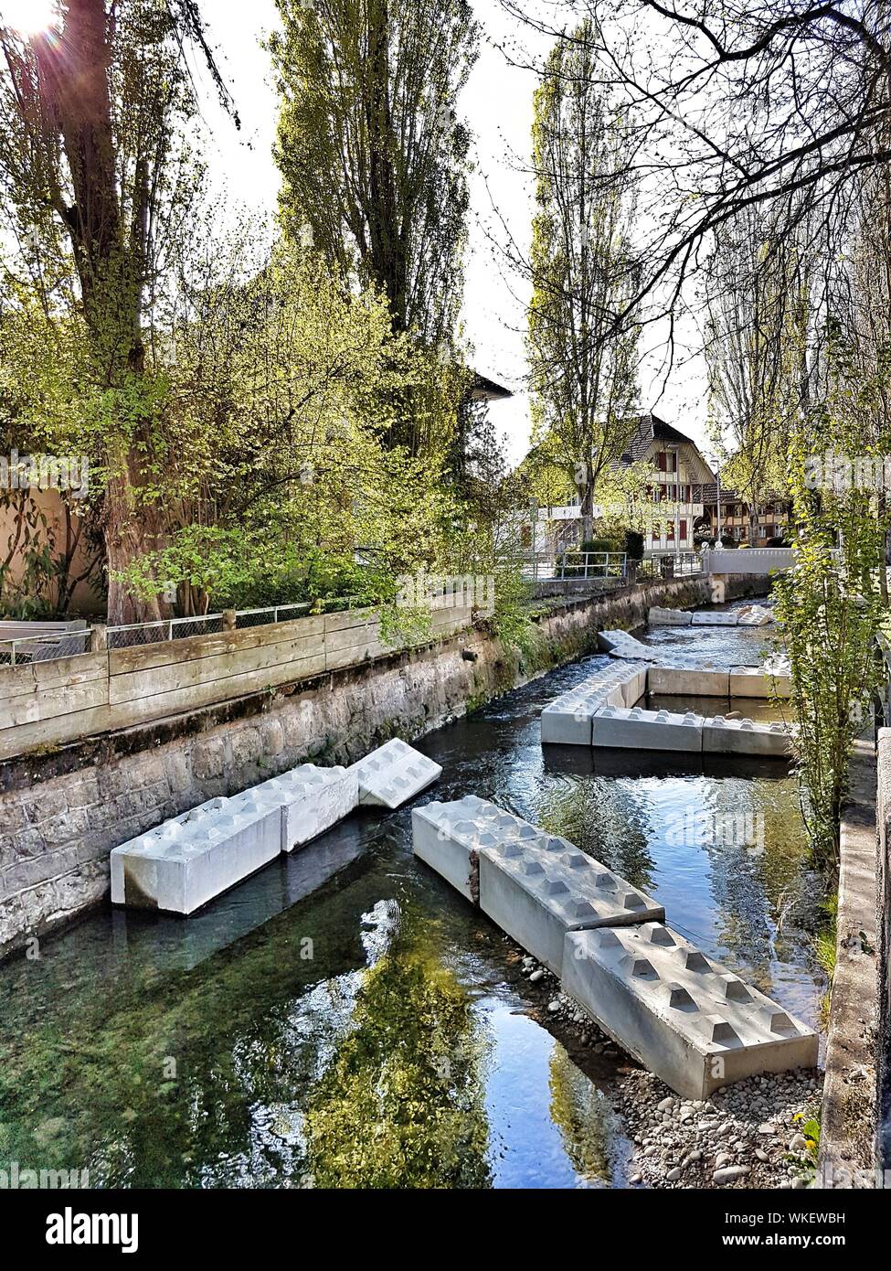 Concrete canal hi-res stock photography and images - Alamy