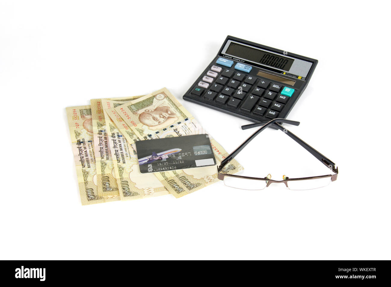 Indian currency display Cut Out Stock Images & Pictures - Alamy