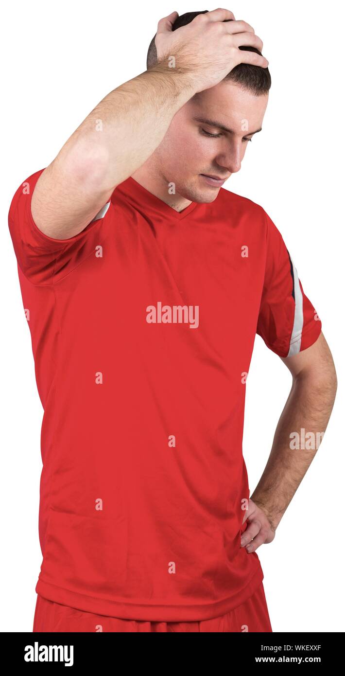 Football looking down disappointed upset hi-res stock photography and ...