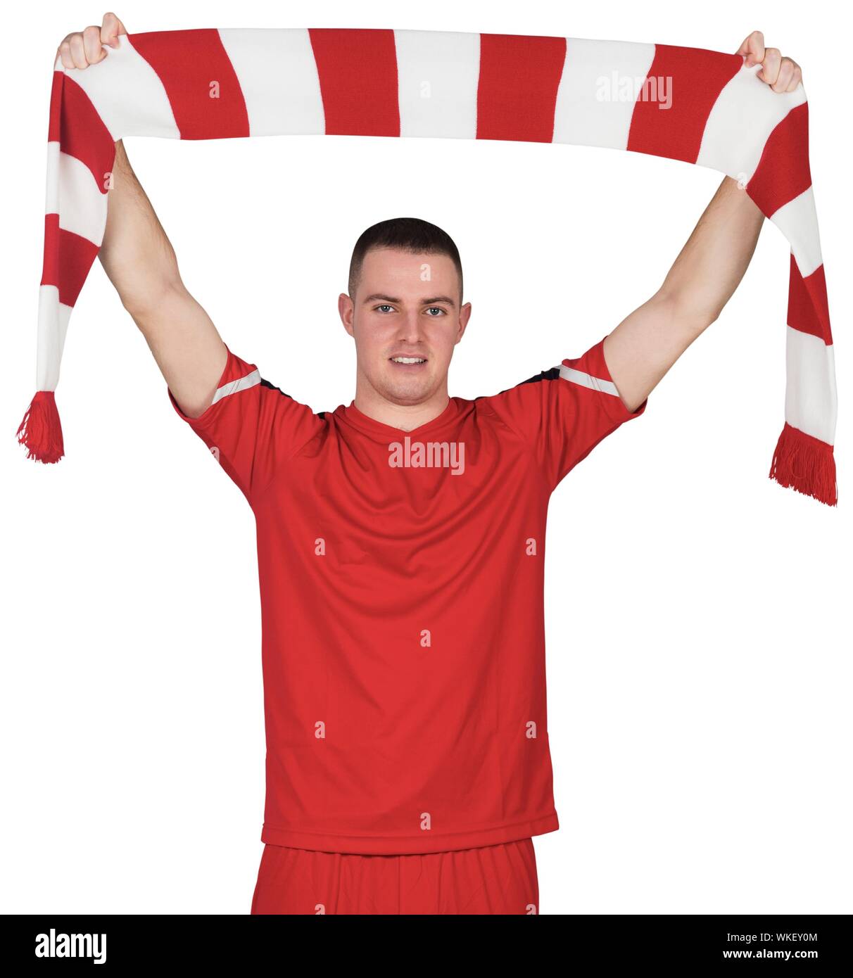 Holding football scarf hi-res stock photography and images - Alamy