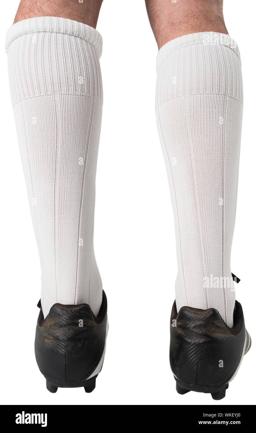 Close up of football boots on white background Stock Photo - Alamy