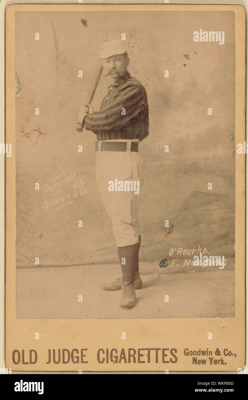 Jim O'Rourke, New York Giants, baseball card portrait Stock Photo - Alamy