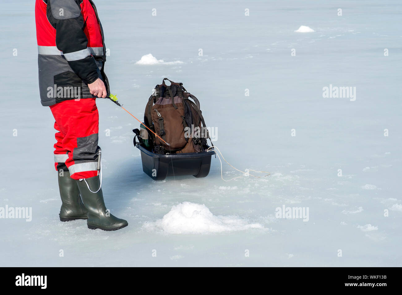 Walleye ice fishing hi-res stock photography and images - Alamy