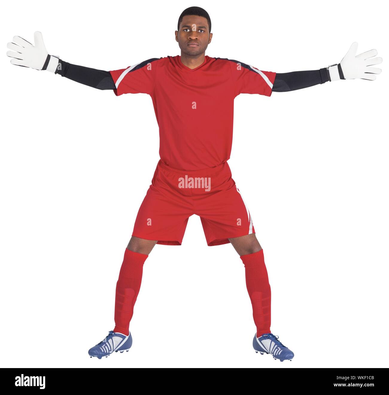 Goalkeeper arms out hi-res stock photography and images - Alamy