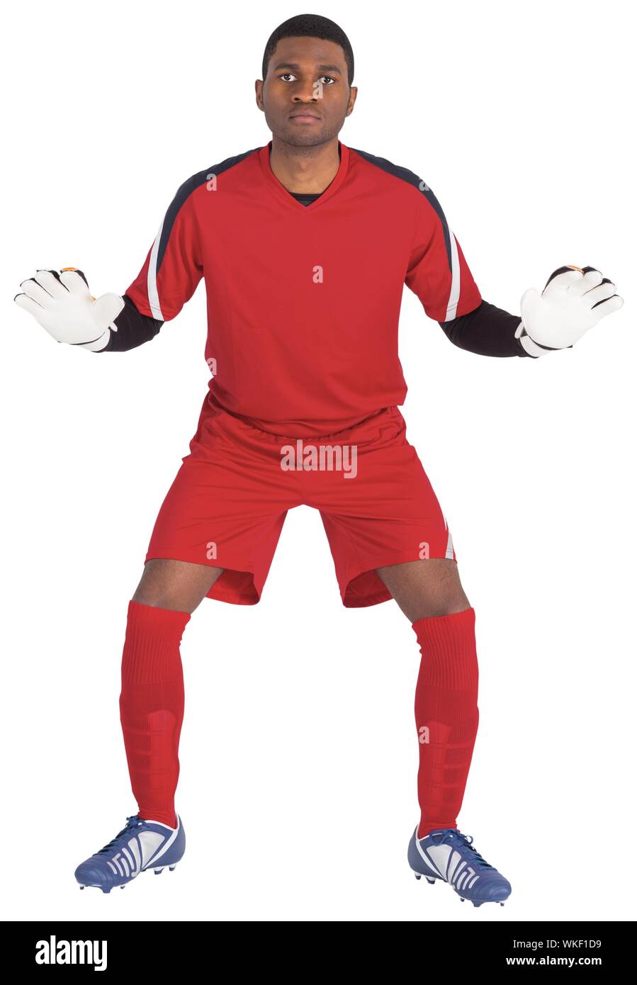 Soccer goalkeeper hands Cut Out Stock Images & Pictures - Alamy