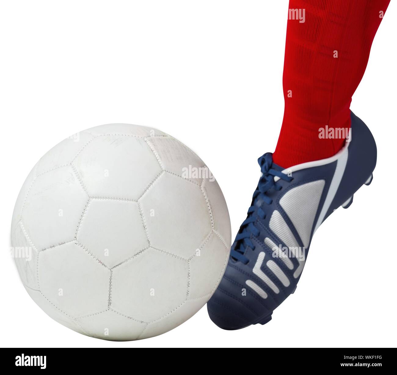 Boot and ball Cut Out Stock Images & Pictures - Alamy