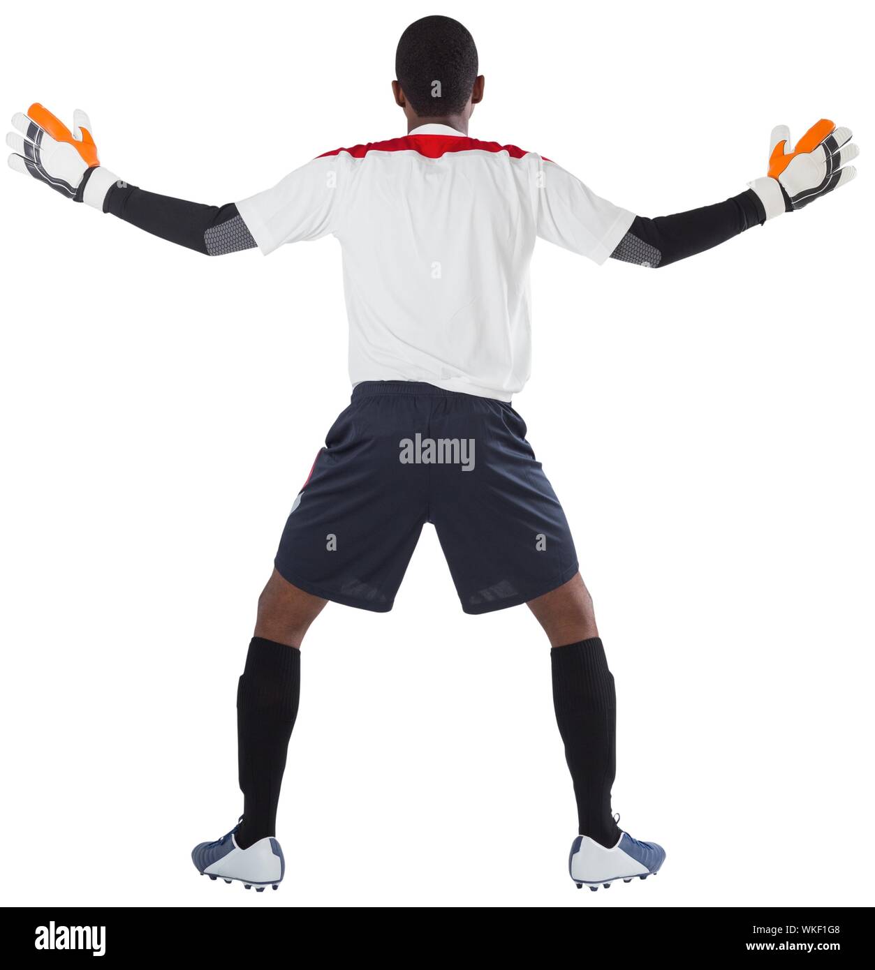 Soccer goalkeeper stance Cut Out Stock Images & Pictures - Alamy