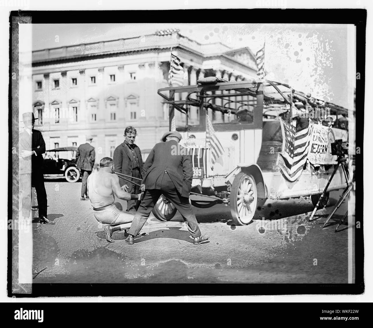 Champion strong man Black and White Stock Photos & Images - Alamy