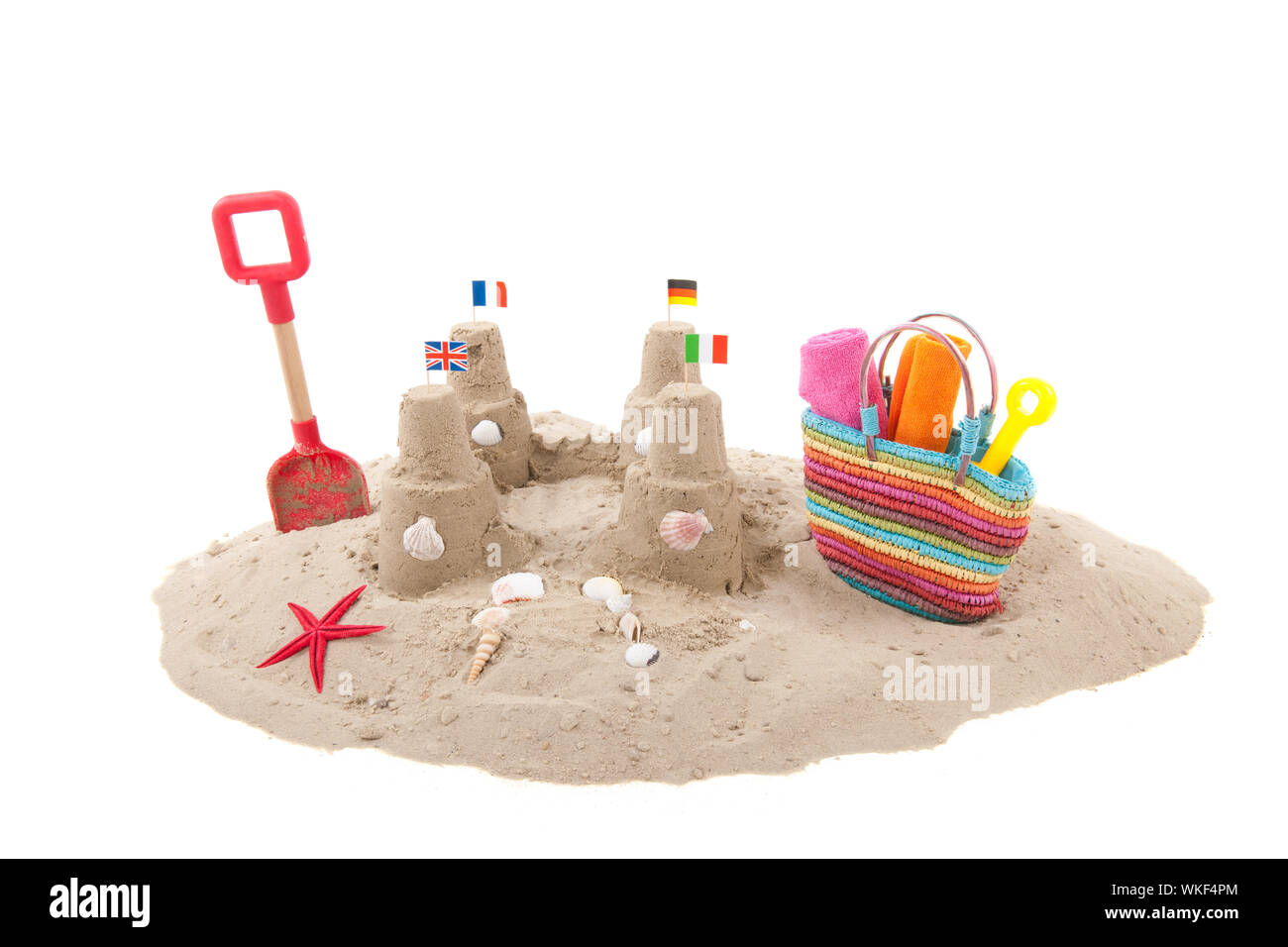 Family beach Cut Out Stock Images & Pictures - Alamy