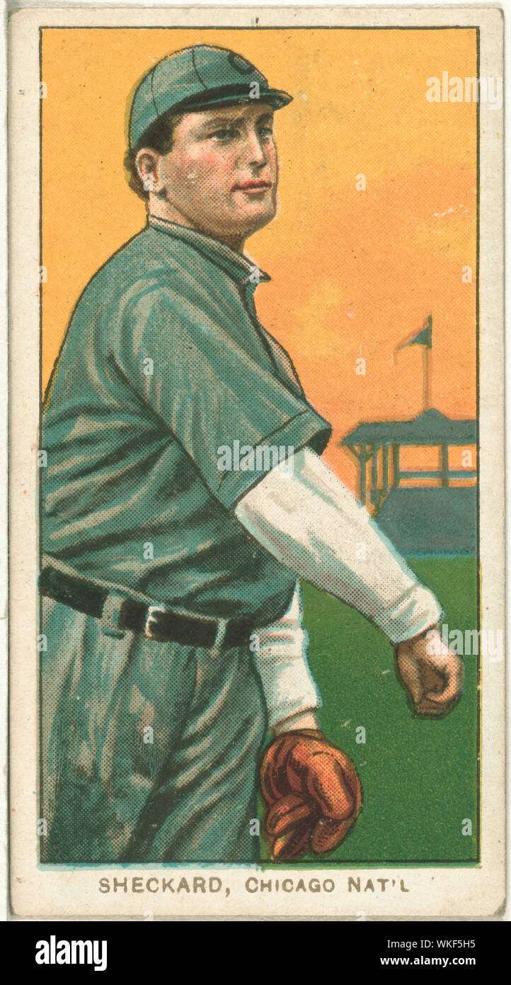 Jimmy Sheckard, Chicago Cubs, baseball card portrait Stock Photo - Alamy