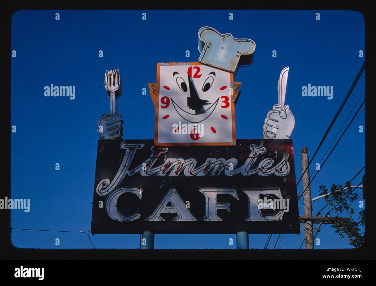 Jimmys cafe sign hi-res stock photography and images - Alamy
