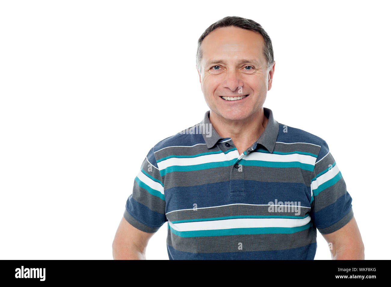 Senior male model posing casually Stock Photo - Alamy