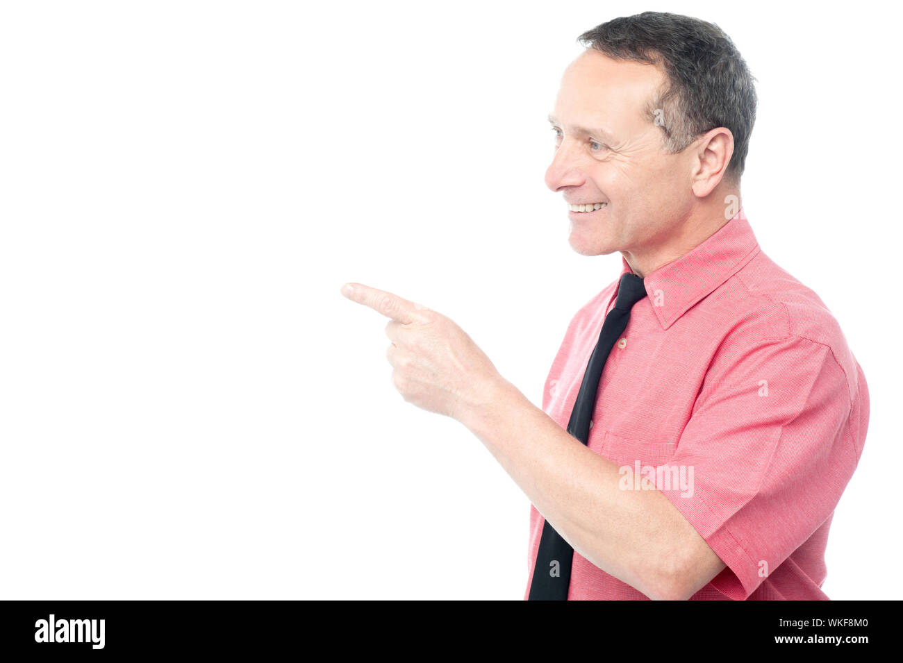 Pointing away Cut Out Stock Images & Pictures - Alamy