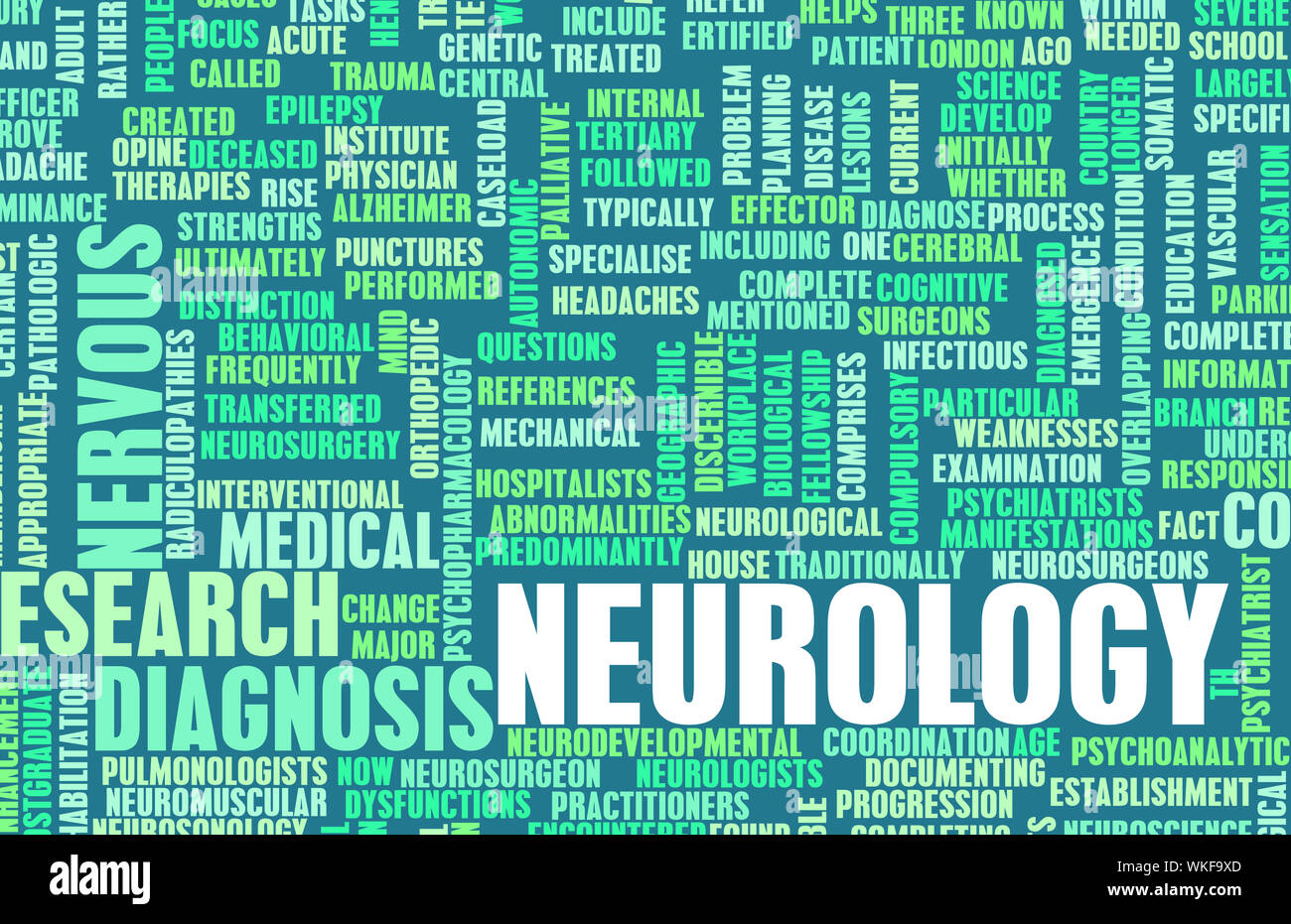 Neurology or Neurologist Medical Field Specialty As Art Stock Photo - Alamy