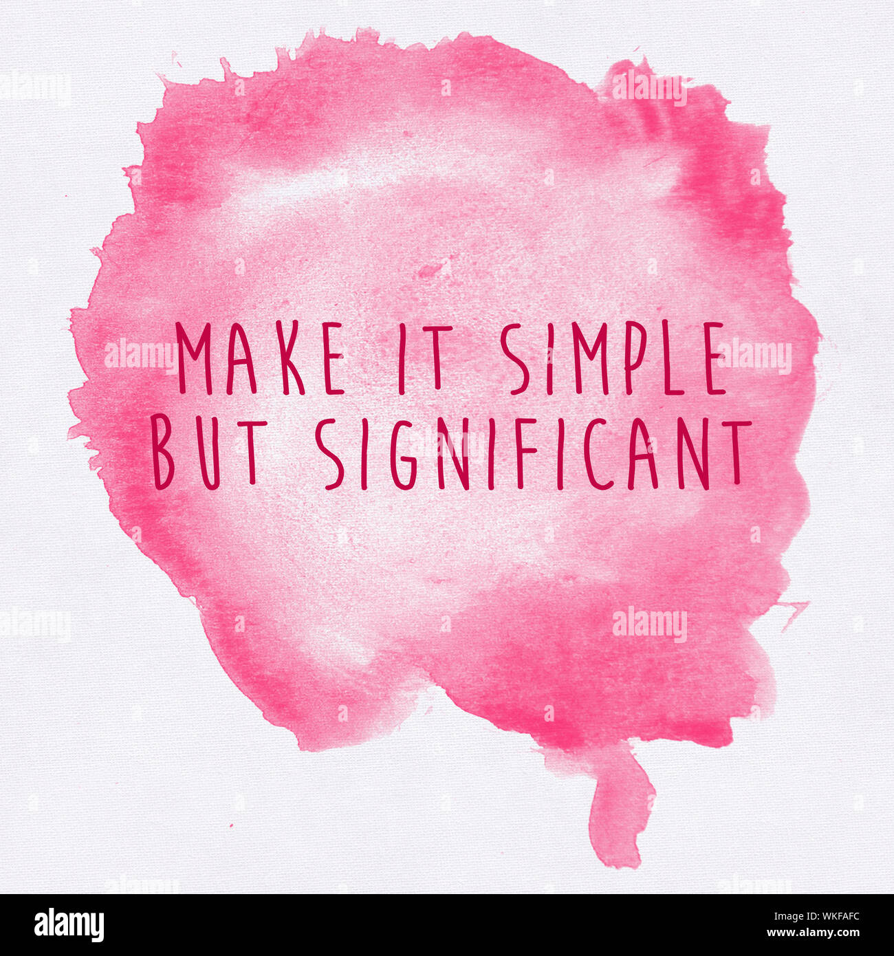 Inspiration quote on watercolor background hi-res stock photography and ...