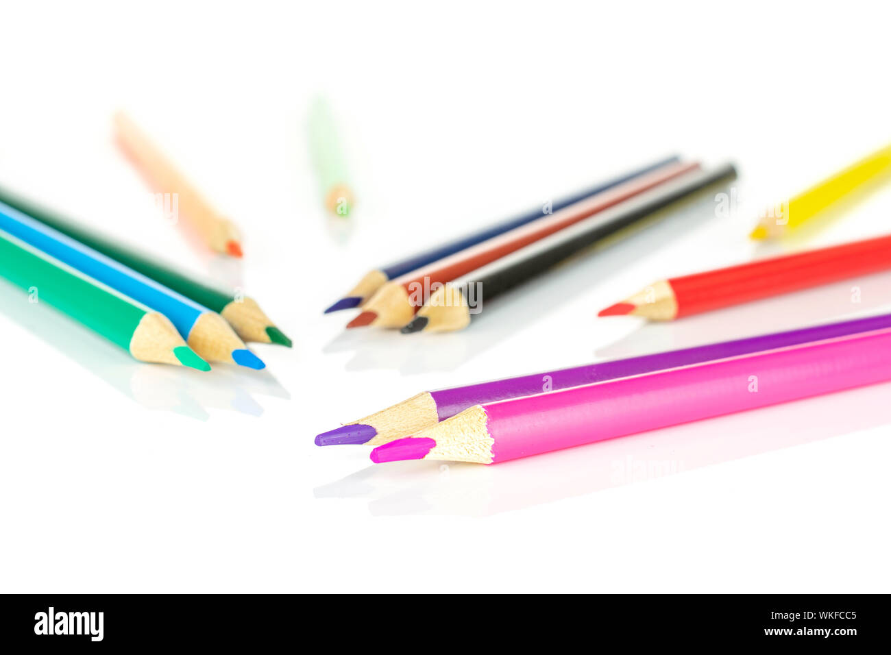 Solid colored pencil hi-res stock photography and images - Alamy