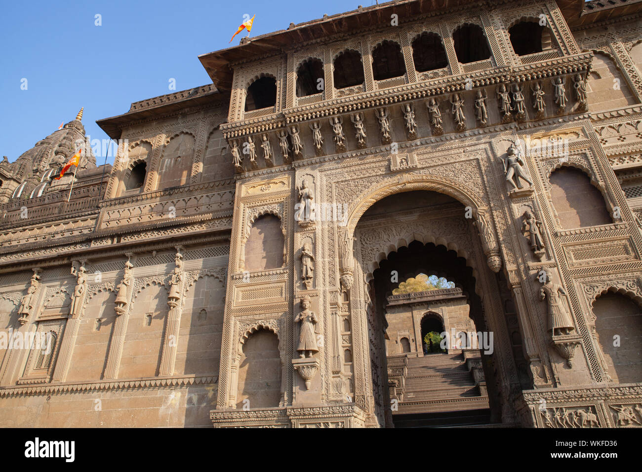 Ahilya fort maheshwar india hi-res stock photography and images - Alamy
