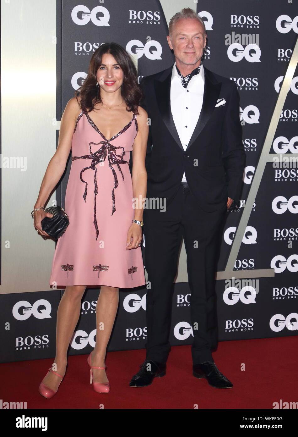 London, UK. 03rd Sep, 2019. Gary and Lauren Kemp attend the GQ Men of the Year Awards held at ...