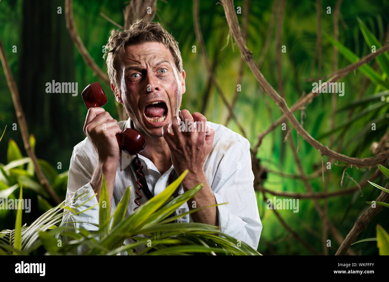 Lost jungle man hi-res stock photography and images - Alamy
