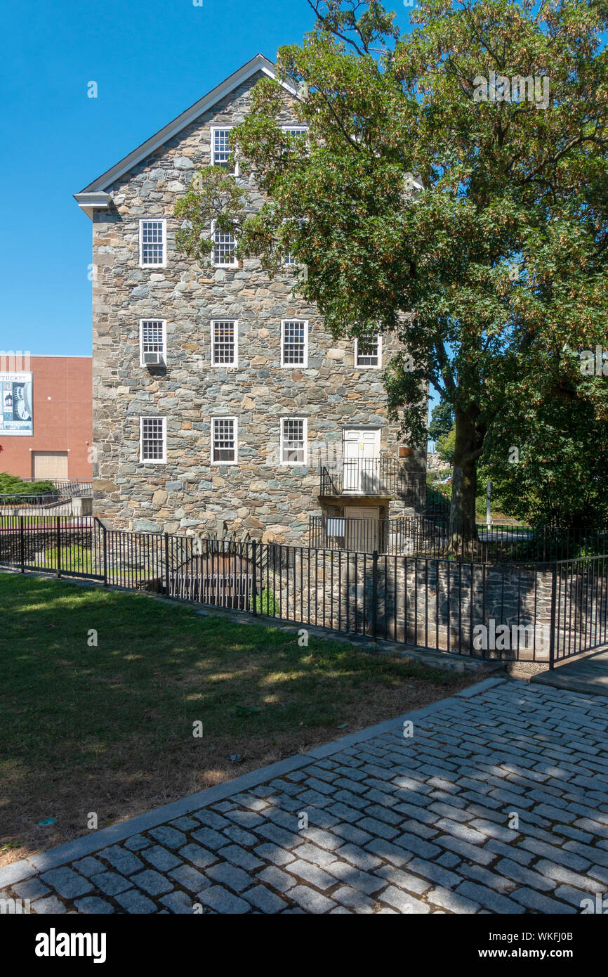 The Wilkinson Mill at the Slater Mill Historic Site textile museum ...