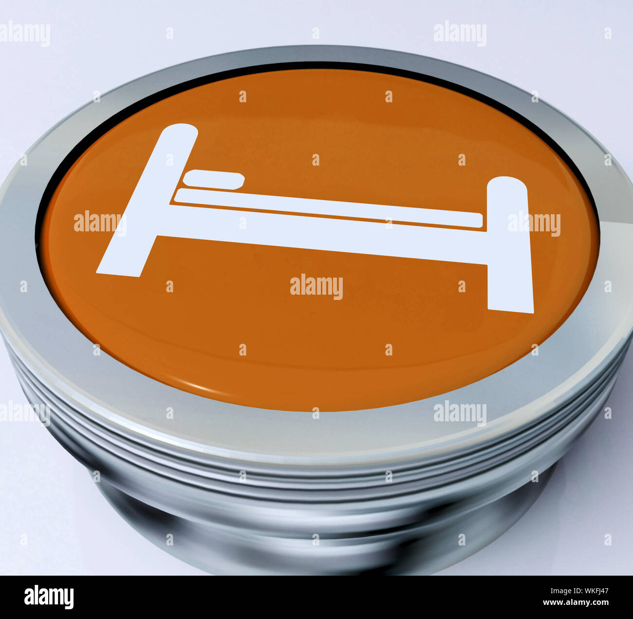 Bed Switch Meaning Reserve Book Hotel Room Stock Photo - Alamy