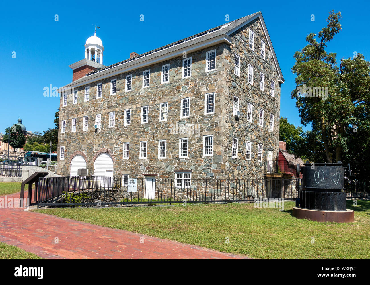 The Wilkinson Mill at the Slater Mill Historic Site textile museum ...