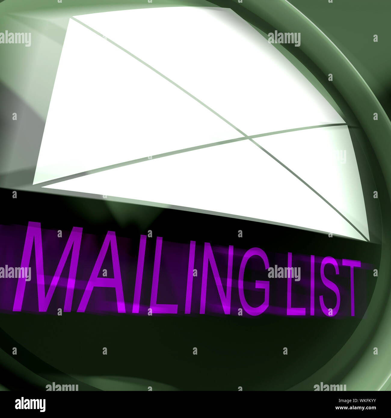 Our mailing list hi-res stock photography and images - Alamy