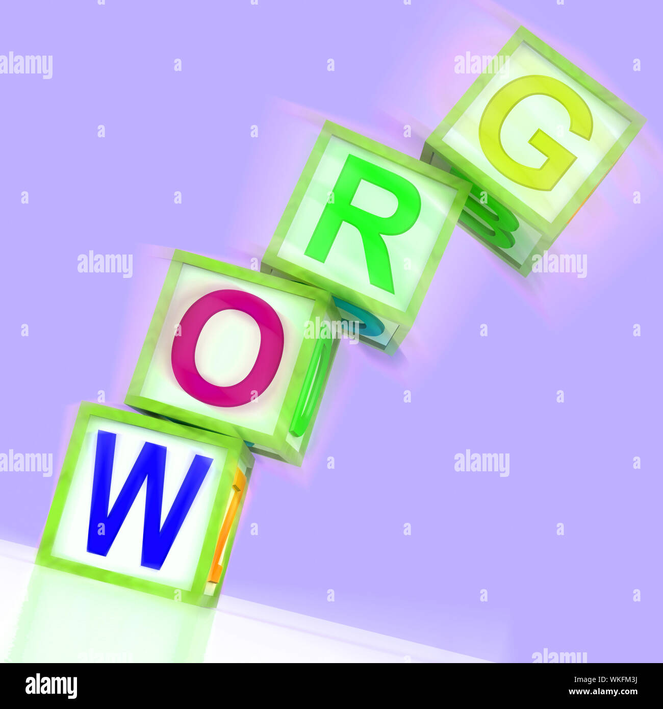 Grow Word Showing Advancing Expanding And Developing Stock Photo - Alamy
